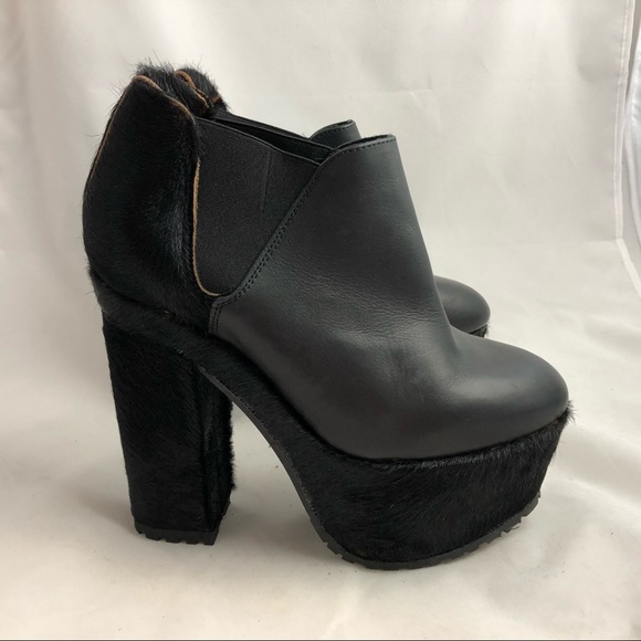 tba | Shoes | Tba To Be Announced 8m Black Platform Ankle Boots | Poshmark